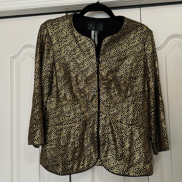 Alex Evenings | Jackets & Coats | Alex Evenings Formal Zip Jacket ...